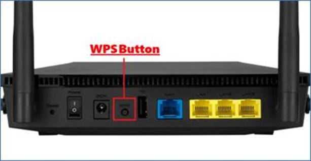 使用 Wi-Fi Protected Setup? (WPS) 的一键式方式配置设备的无线网络